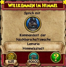 Hauptquest:Willkommen im Himmel | Wizard101-Freak Wiki | Fandom