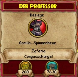 Nebenquest:Der Professor | Wizard101-Freak Wiki | Fandom