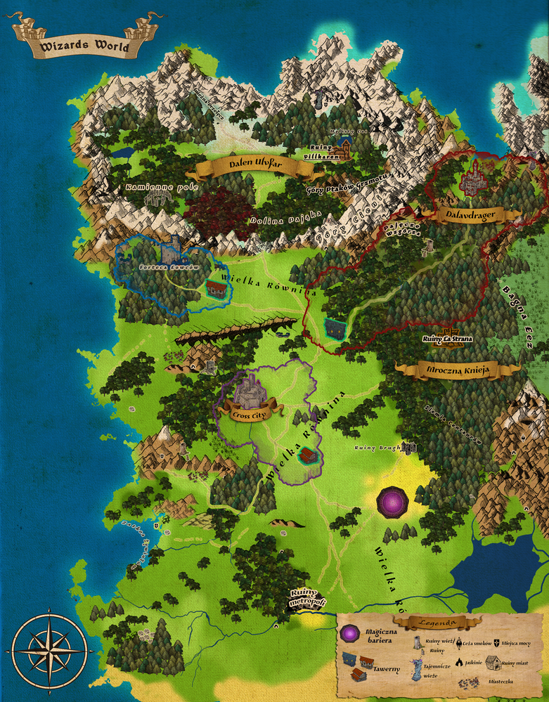 Mapa Świata | Wizards World Wiki | Fandom