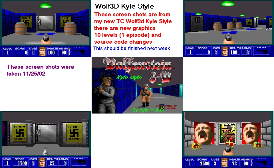 Wolf3D: Kyle Style | Wolfenstein 3D Wiki | Fandom