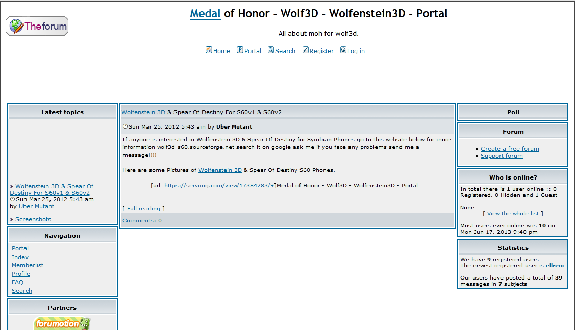 MoH Wolf Board | Wolfenstein 3D Wiki | Fandom