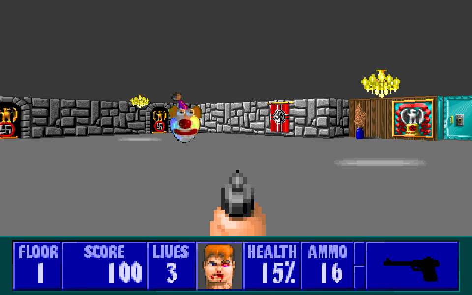 Wolfenstein Meets the Demon Clowns of Death! | Wolfenstein 3D Wiki | Fandom