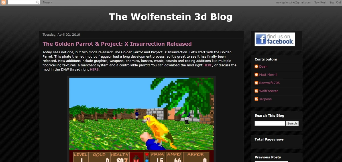 Dean's Wolfenstein 3D Blog | Wolfenstein 3D Wiki | Fandom