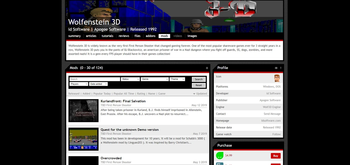 ModDB | Wolfenstein 3D Wiki | Fandom