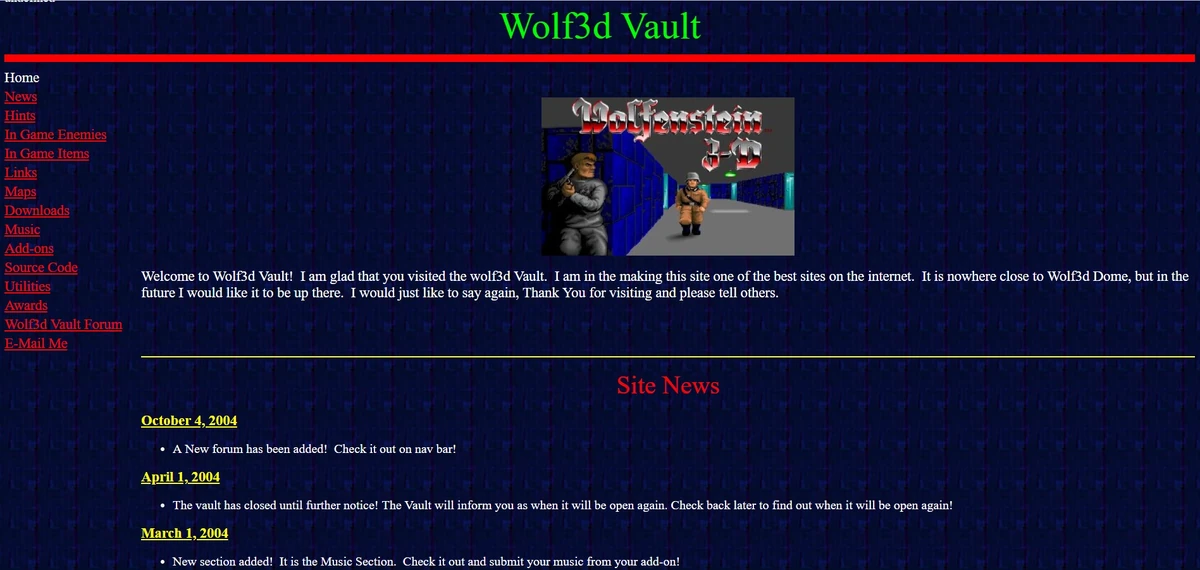 Wolf3D Vault | Wolfenstein 3D Wiki | Fandom