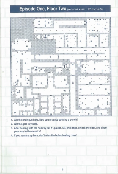 E1M2 | Wolfenstein 3D Wiki | Fandom