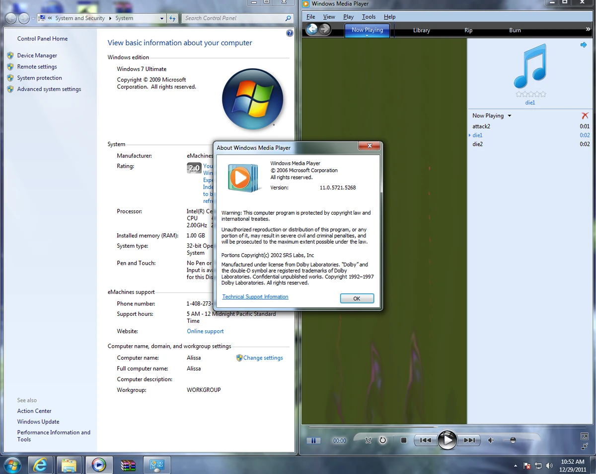 User blog:ImhotepBallZ/My Windows Media Player | Windows Media Player ...