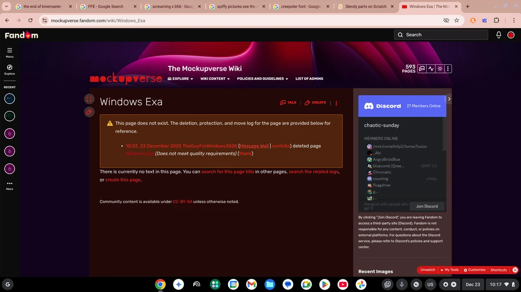 User blog:Exa The Object Thingy/Goodbye Windows Exa😞 | The Mockupverse ...