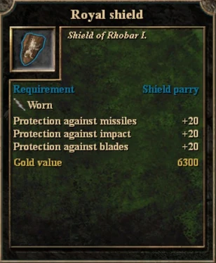 Royal Shield | Gothic Wiki | Fandom