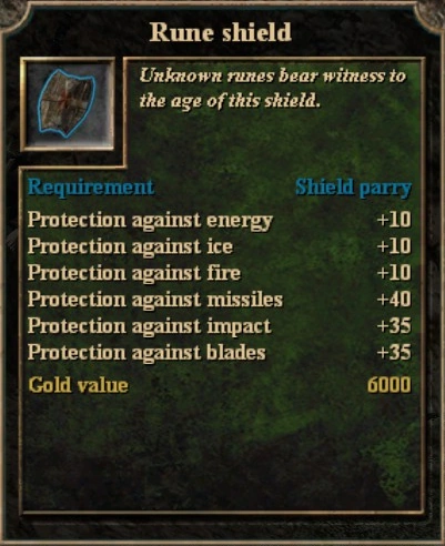 Rune Shield | Gothic Wiki | Fandom