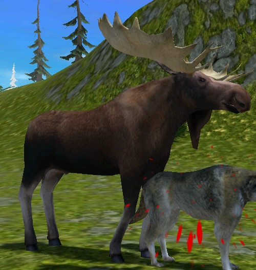 Moose bull | Wolf Simulator Evolution Wiki | Fandom
