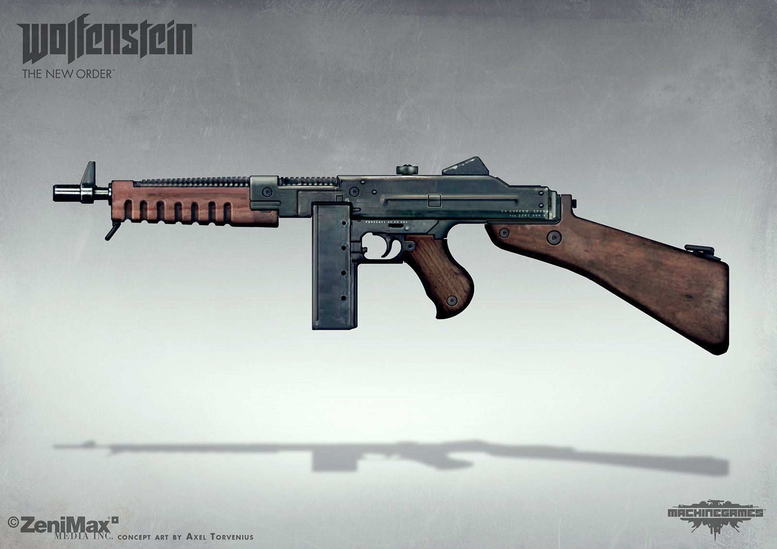 Wolfenstein The New Order Assault Rifle