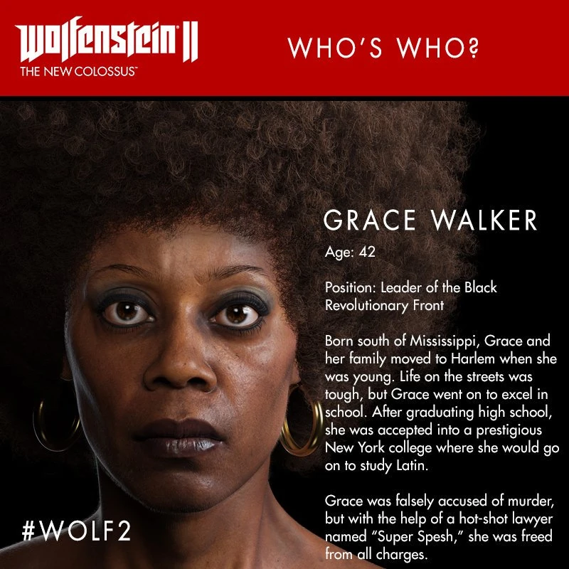 Grace Walker/Gallery | Wolfenstein Wiki | Fandom