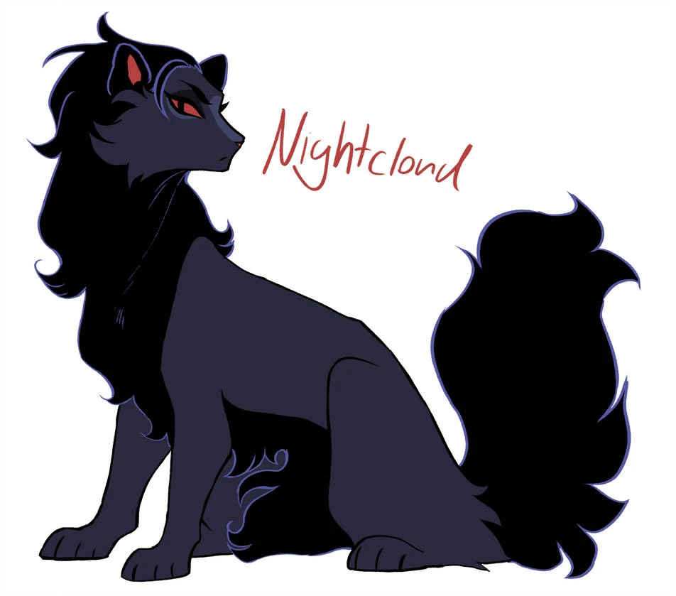 Nightcloud | Wolfhunt68's warrior cats Wiki | Fandom