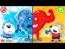 Wolfoo Warms A Cold Heart! Learn Healthy Habits with Hot vs Cold Heart ...