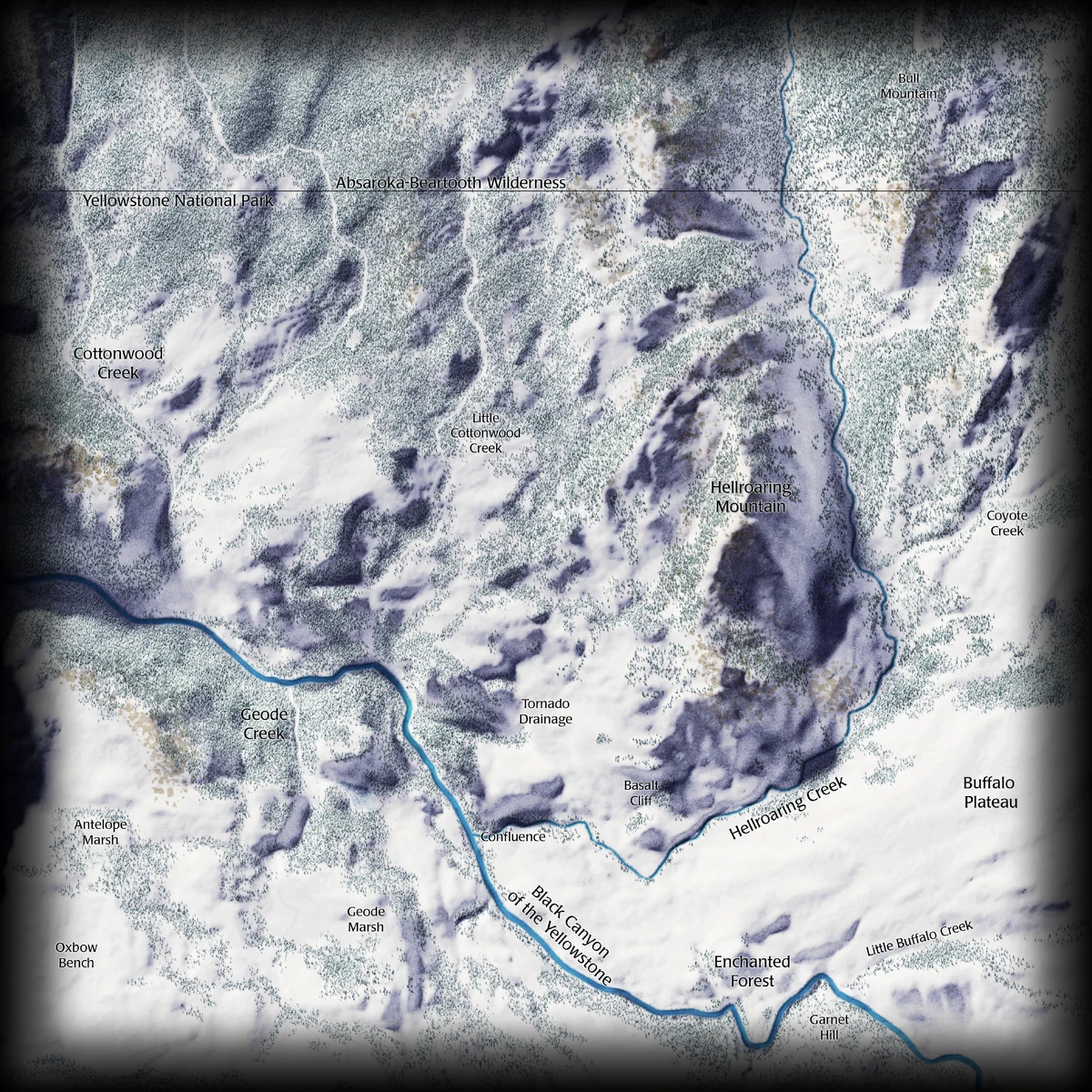 Hellroaring Mountain: Maps | WolfQuest Wiki | Fandom