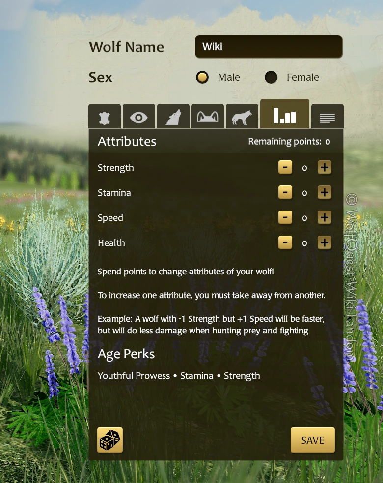 Attributes | WolfQuest Wiki | Fandom