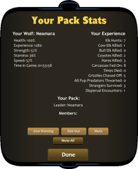 Pack Stats | WolfQuest Wiki | Fandom