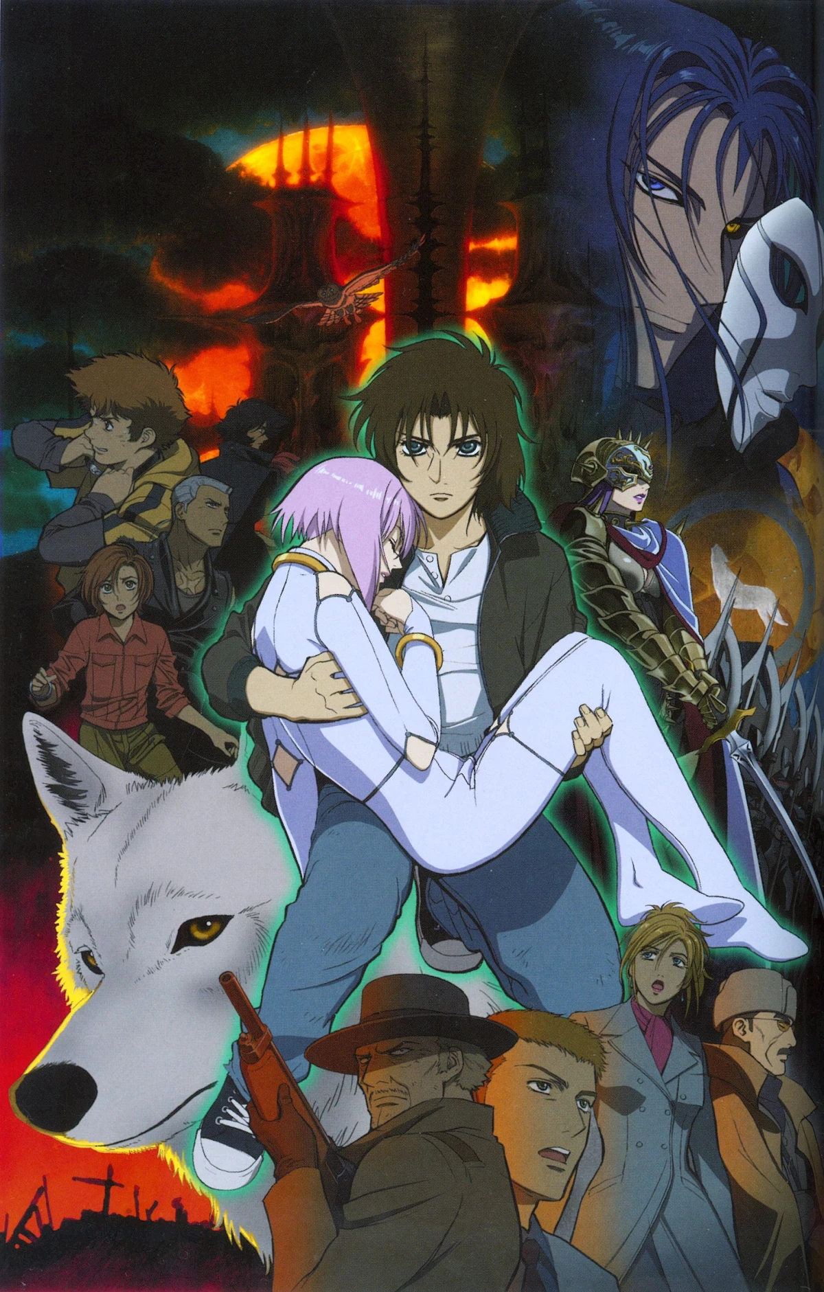 wolfs rain coloring pages