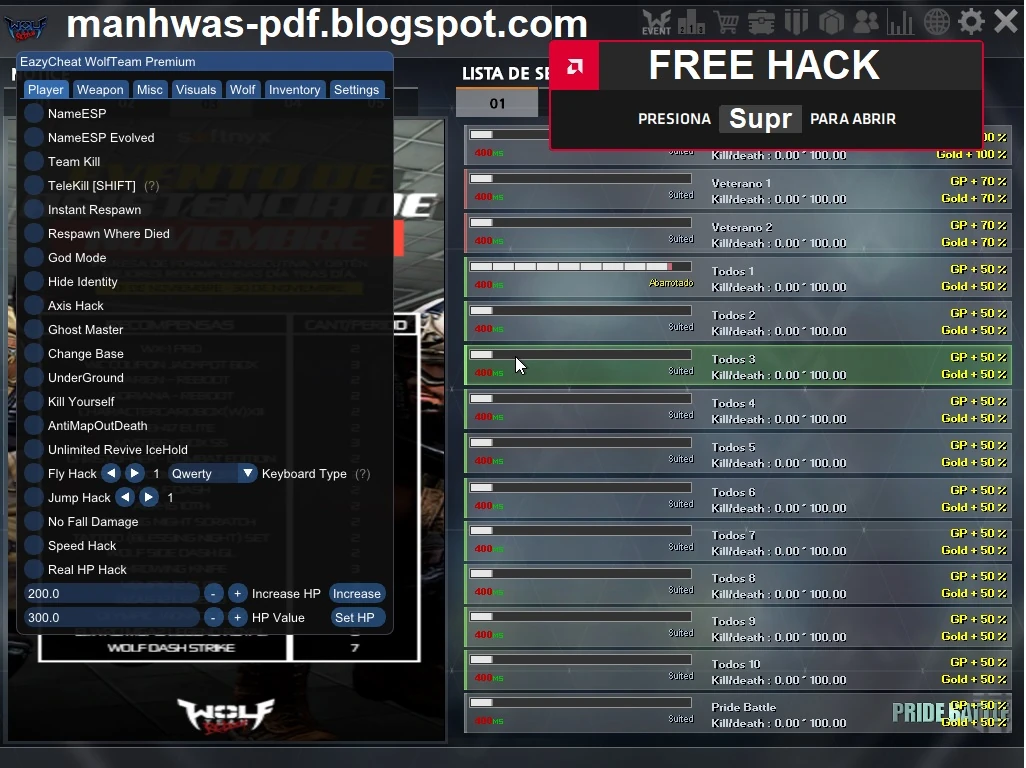 Hack de Wolfteam | Aeria Games WolfTeam Wiki | Fandom