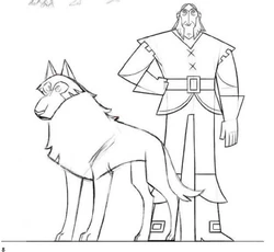 wolf walker coloring pages