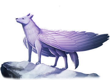 Elemental Winged Wolves