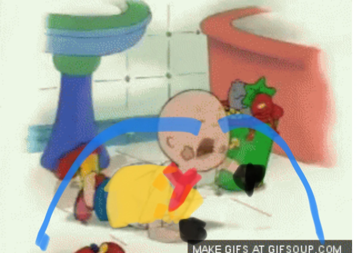 Caillou Crying