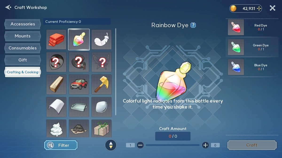 Crafting | Wonderers: Eternal World Wiki | Fandom