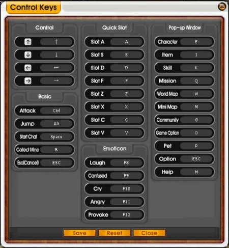 Controls | Wonderking Philippines Wiki | Fandom