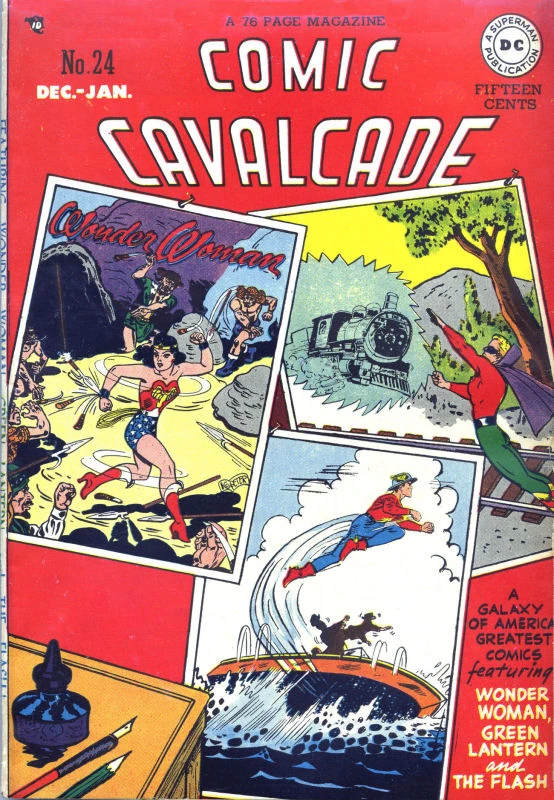 Comic Cavalcade 24 | Wonder Woman Wiki | Fandom