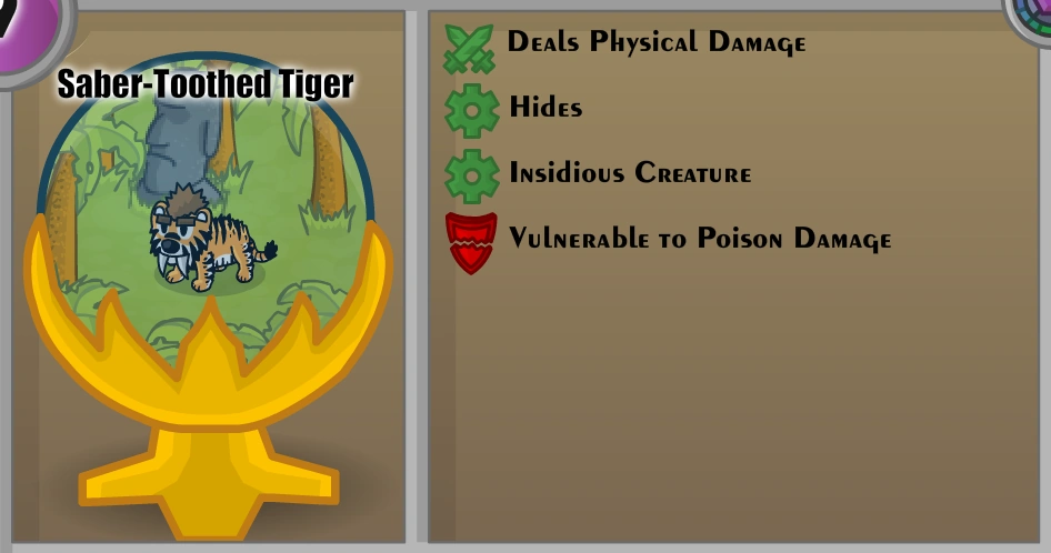 Saber-Toothed Tiger | Wondrous Lands Wiki | Fandom