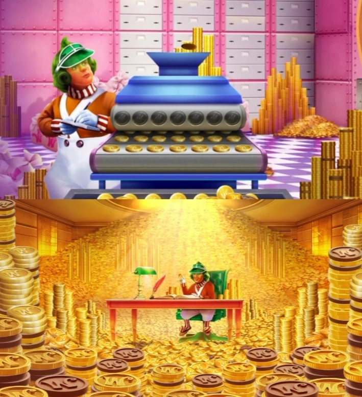 Chocolate gold coin bank | Wonkapedia Wiki | Fandom