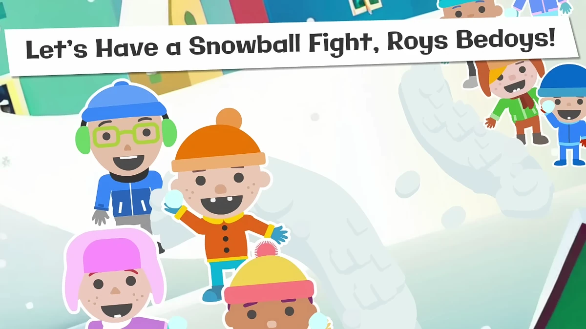 Let's Have a Snowball Fight, Roys Bedoys! | Woohoo Storytime Wiki | Fandom