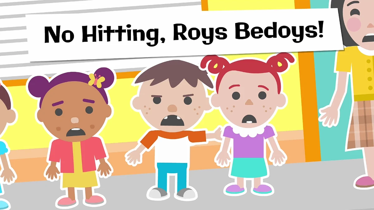 No Hitting, Roys Bedoys! | Woohoo Storytime Wiki | Fandom