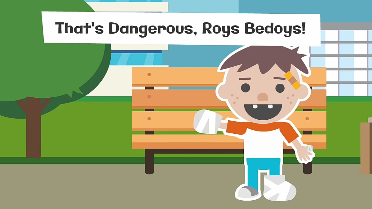 That's Dangerous, Roys Bedoys! | Woohoo Storytime Wiki | Fandom