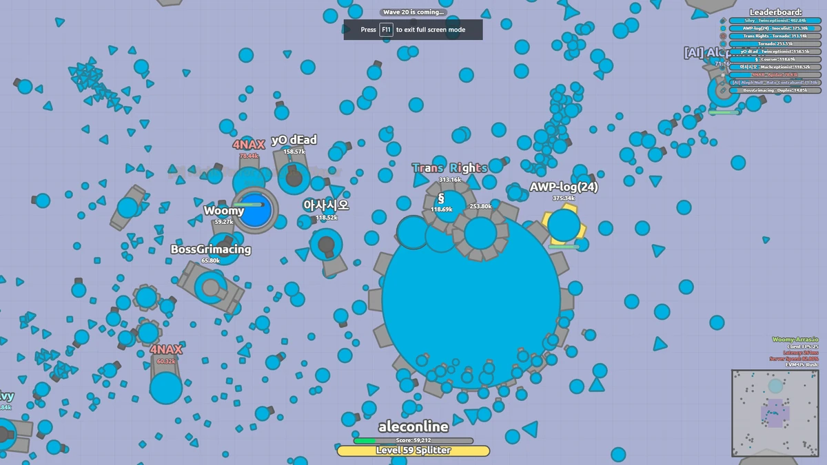 Boss Rush | woomy-arras.io Wiki | Fandom