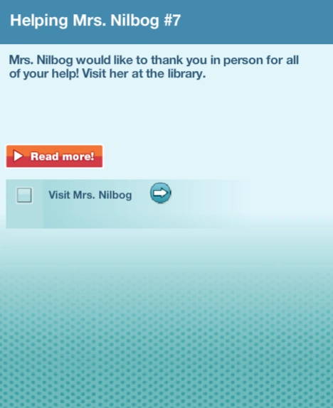 Helping Mrs. Nilbog | Woozworld Wiki | Fandom