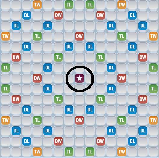 Starting Tile | Words With Friends Wiki | Fandom