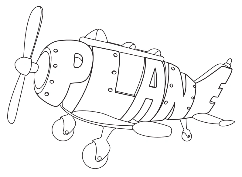 word world coloring page