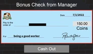 Paycheck | Work at a Pizza Place Wiki | Fandom