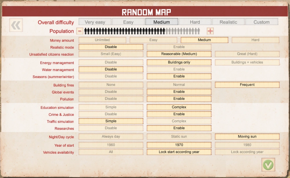 Game settings | Workers & Resources: Soviet Republic Wiki | Fandom