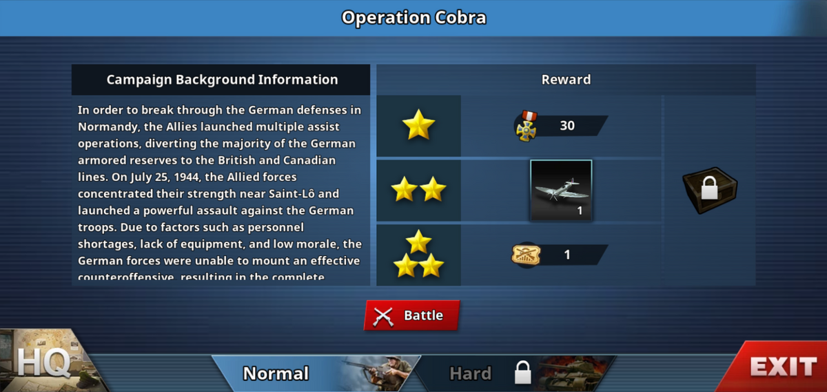 Operation Cobra World Conqueror 4 Wiki Fandom