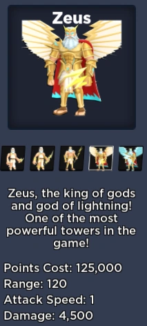 Zeus | World Defenders TD Wiki | Fandom
