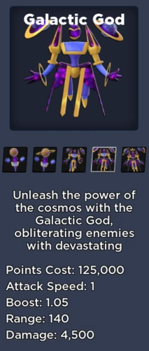 Galactic God | World Defenders TD Wiki | Fandom