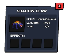 Shadow Claw | World Defenders TD Wiki | Fandom