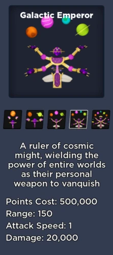 Galactic Emperor | World Defenders TD Wiki | Fandom