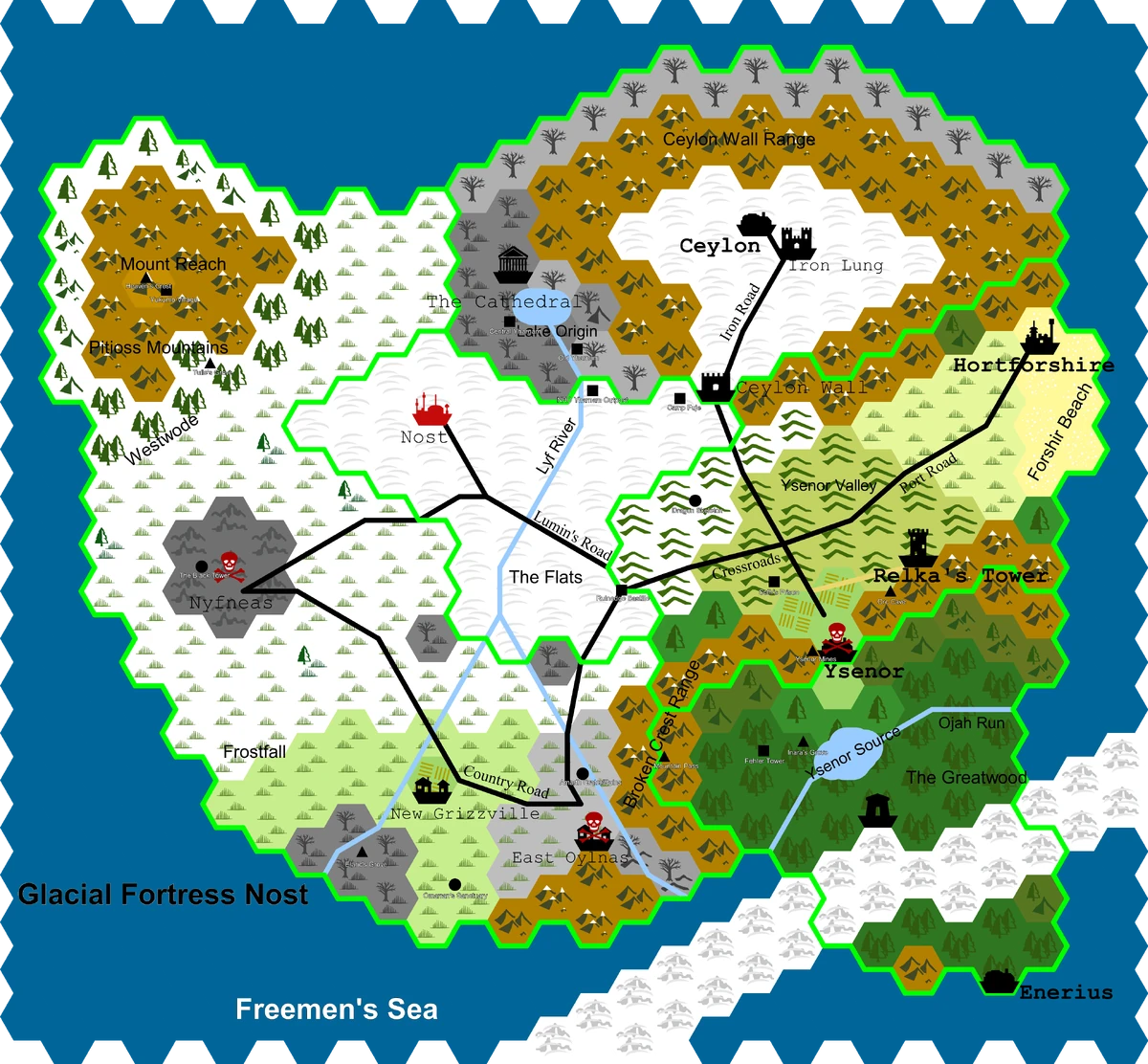 Glacial Island Fortress Nost | World of Bingus Wiki | Fandom