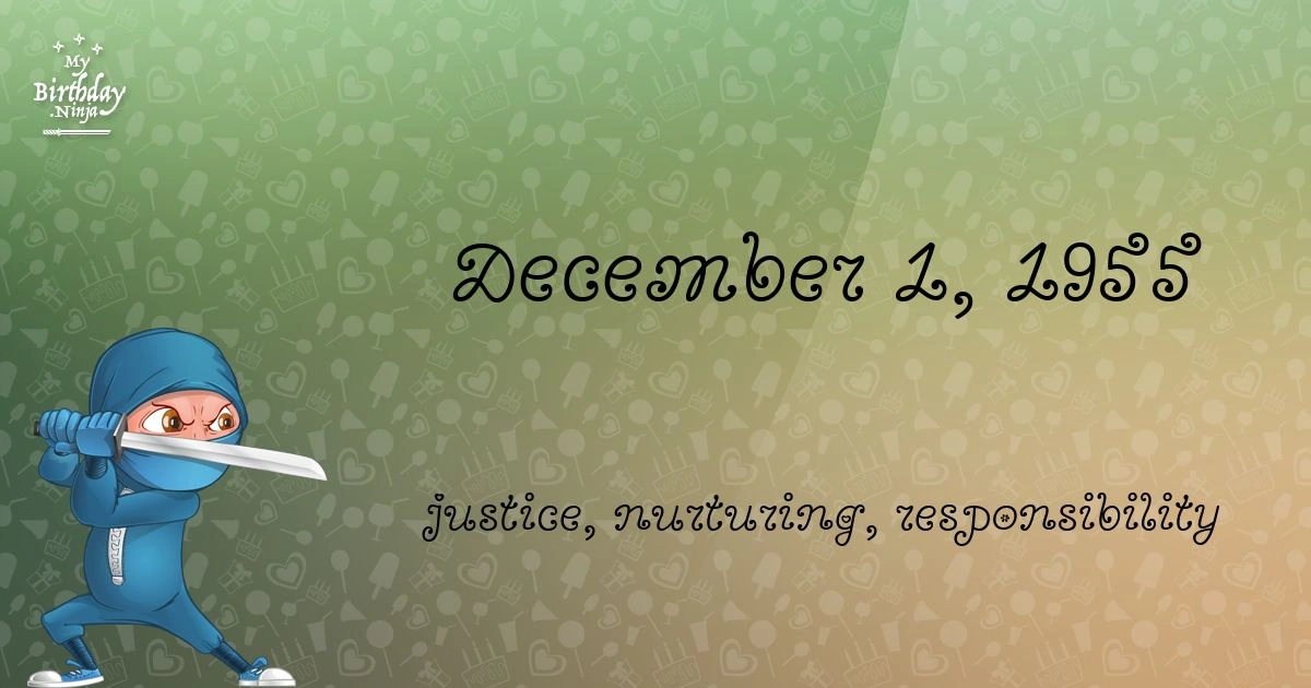 December 1, 1955 | World of Dates Wiki | Fandom
