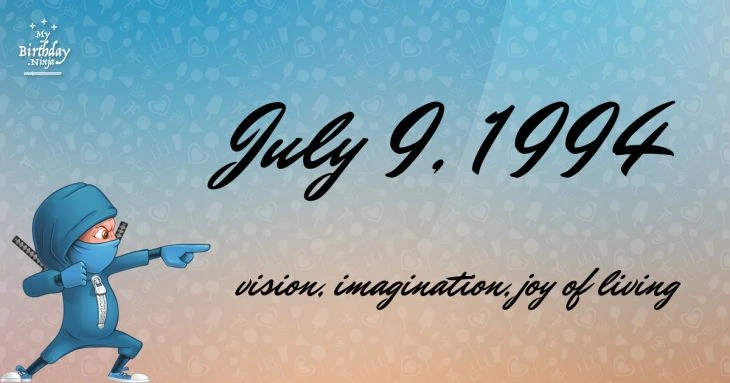 July 9, 1994 | World of Dates Wiki | Fandom
