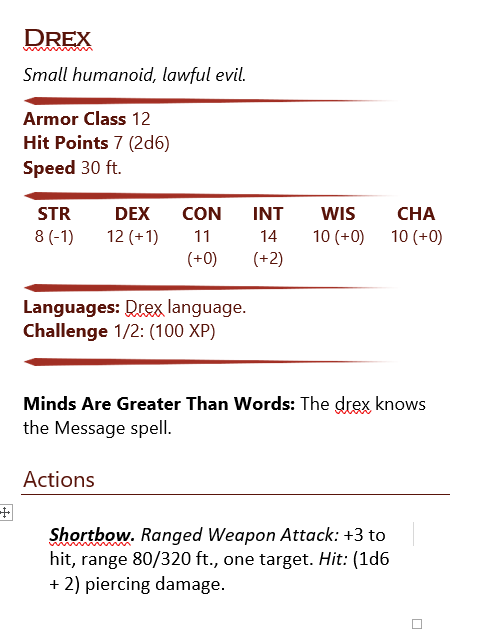 Drex | World of Endarius Wikia | Fandom